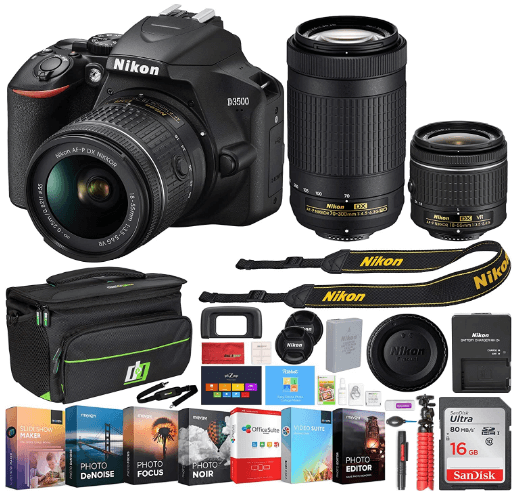 Best Nikon D3500 Bundle Deals | Lensandshutter
